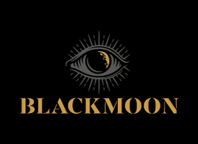 Black Moon Logo Broken Planet Midnight Black Moon Phases Hoodie